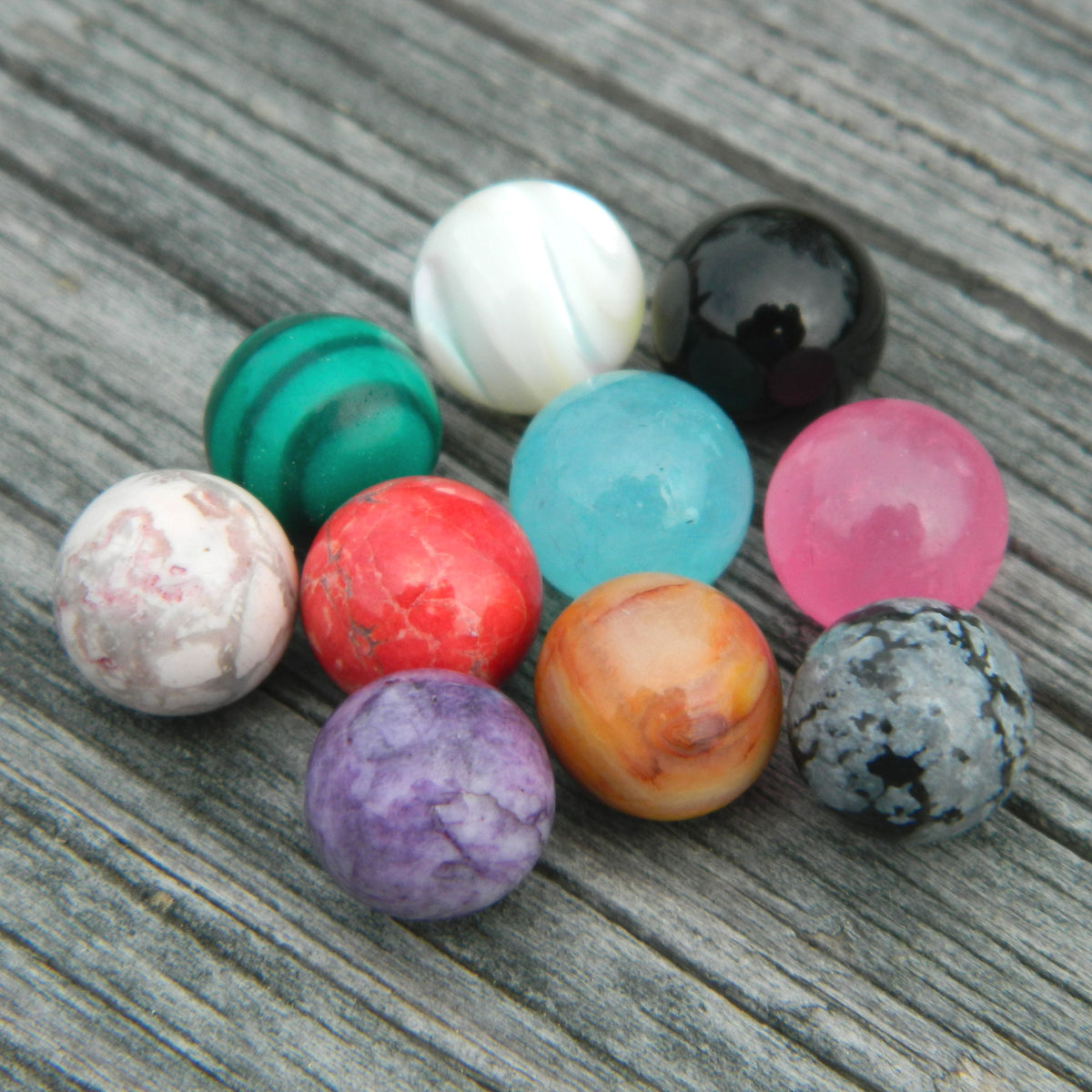 8mm 10 stone set – Trendy Stone Jewelry